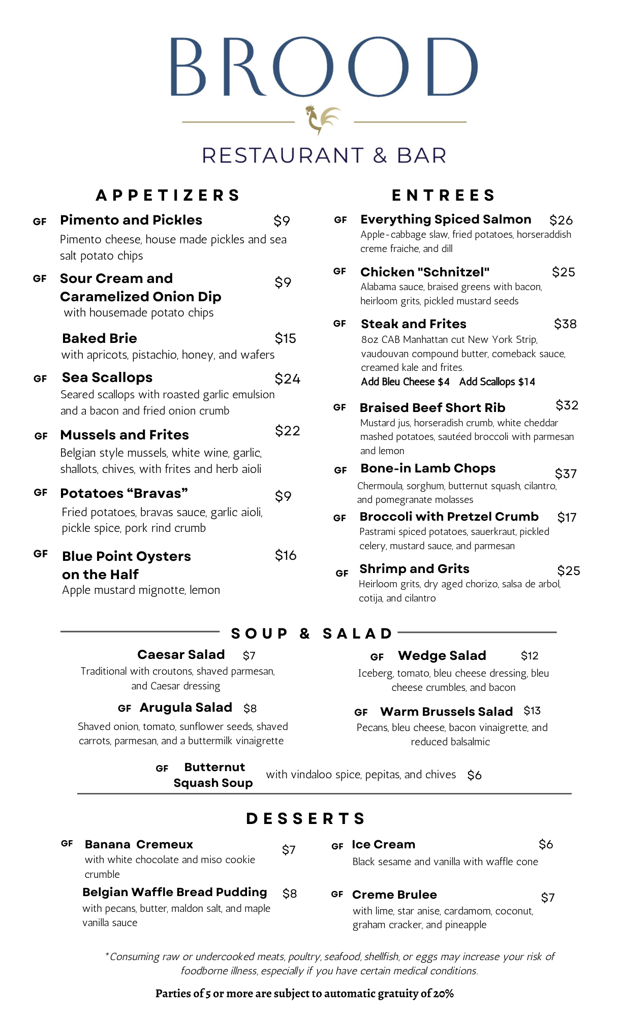 Eat — Brood Restaurant and Bar