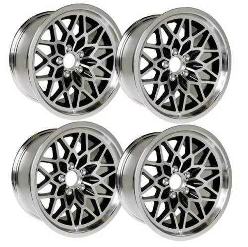 Black Snowflake Wheels — Restore A Muscle Car
