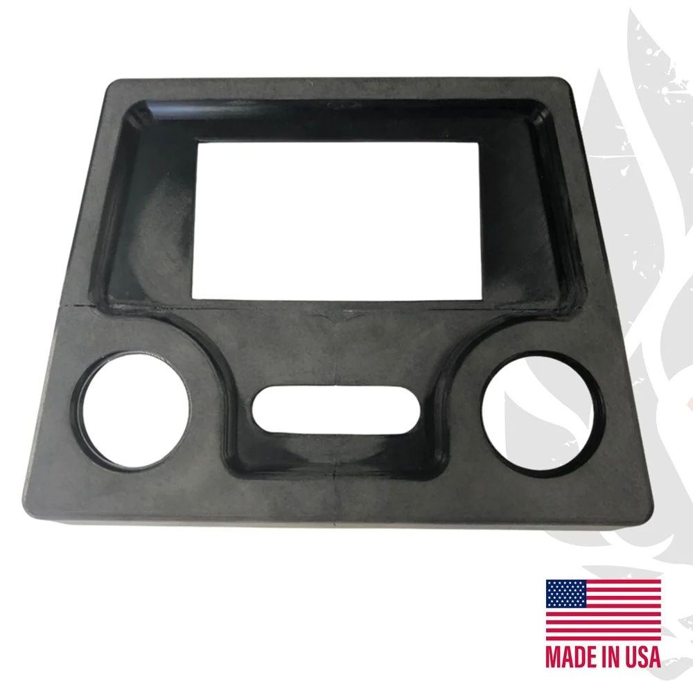 1970-1981 Firebird Trans Am Double 2 DIN Stereo Adapter Bezel — Restore ...