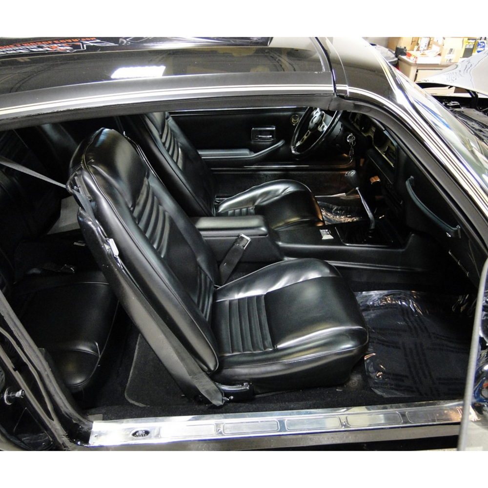 1973-1975 Pontiac Firebird Custom Leather Front Deluxe Seat Covers by ...
