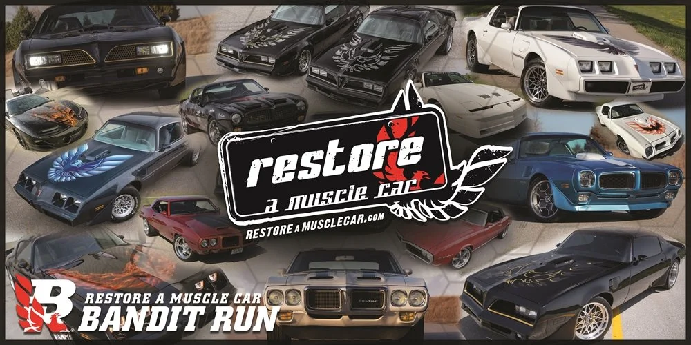 BANDIT RUN POSTER 18 X 24 BY MARK ERVIN — Restore A Muscle Car