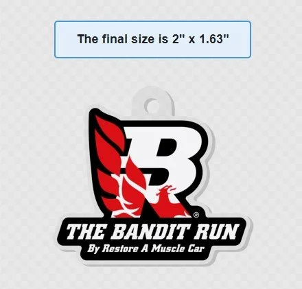 12" BANDIT RUN FEATHERS DECALS — Restore A Muscle Car