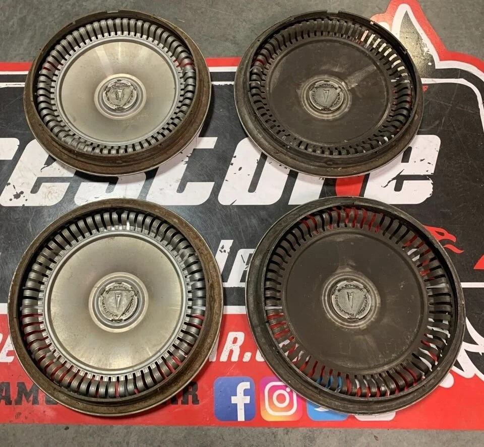 1970-1981 Firebird Trans Am Honeycomb Wheel Center Caps Red Arrowhead ...