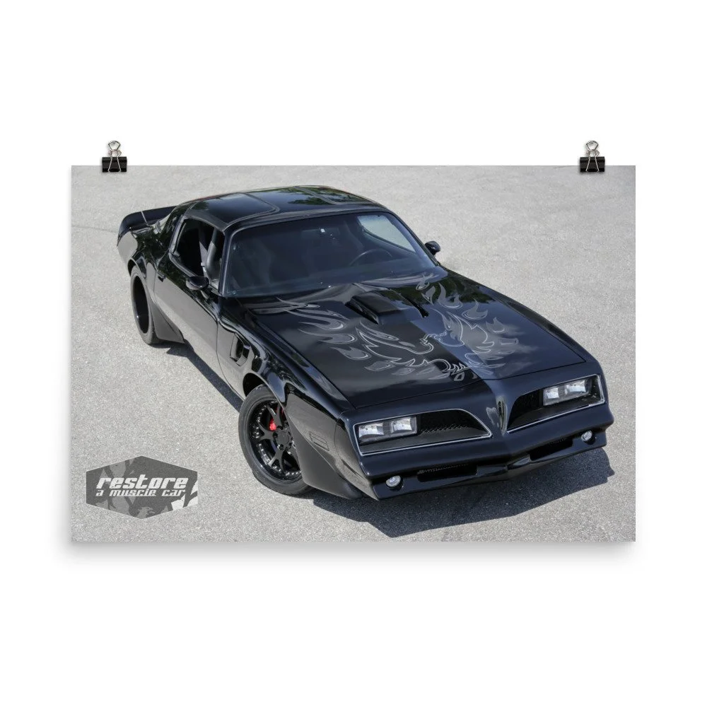 BANDIT RUN POSTER 18 X 24 BY MARK ERVIN — Restore A Muscle Car