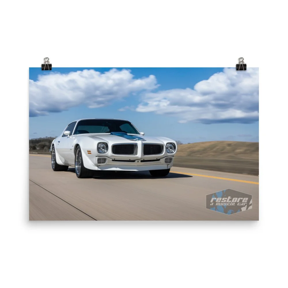 24x36 Matte Poster - Snowman's Rig from Bandit Run — Restore A Muscle Car