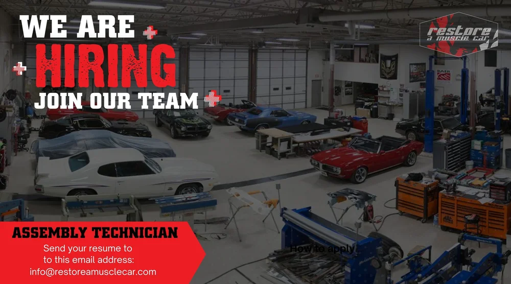 Career Opportunities — Restore A Muscle Car