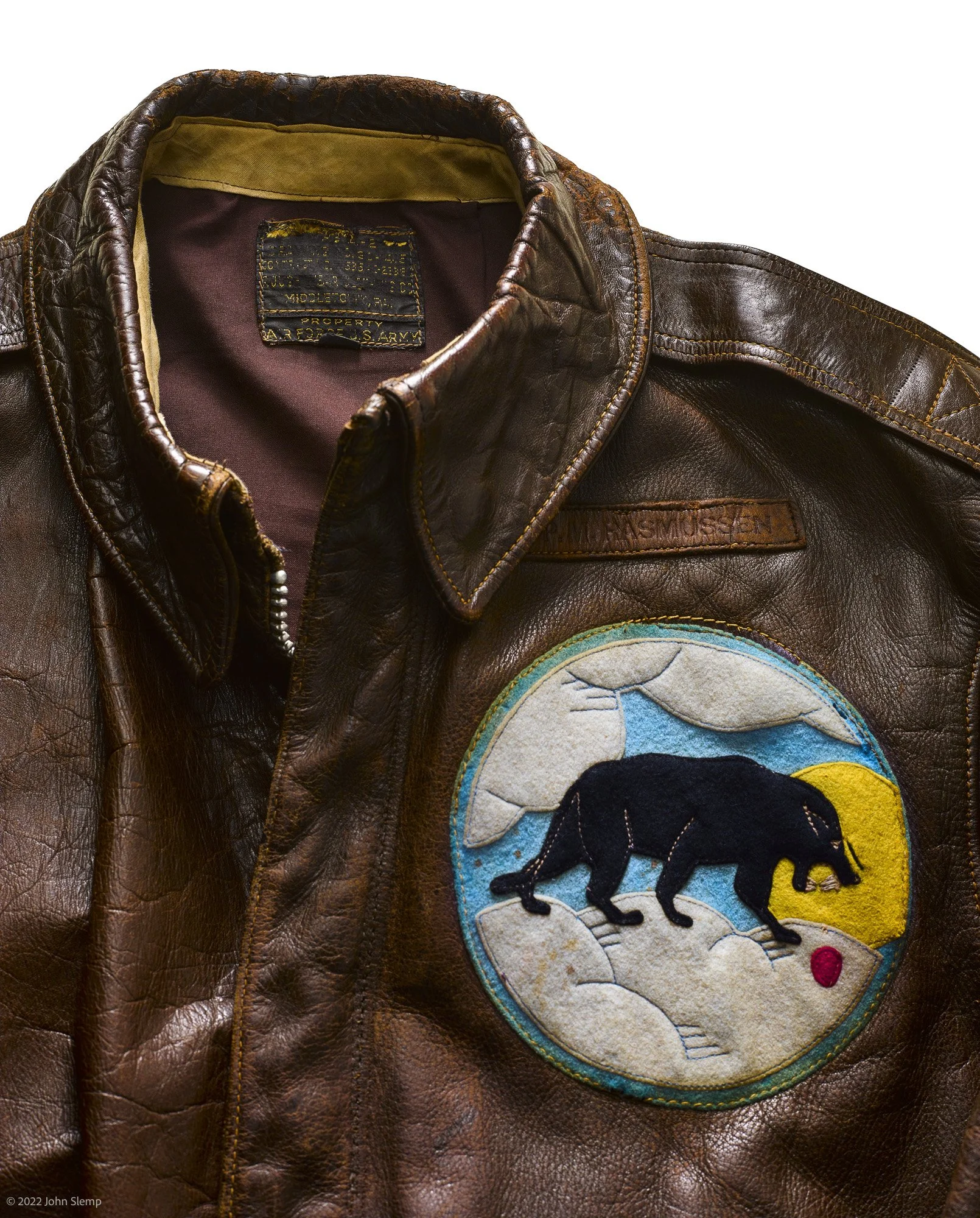 Personal project photographing WWII "bomber jackets" and veterans ...