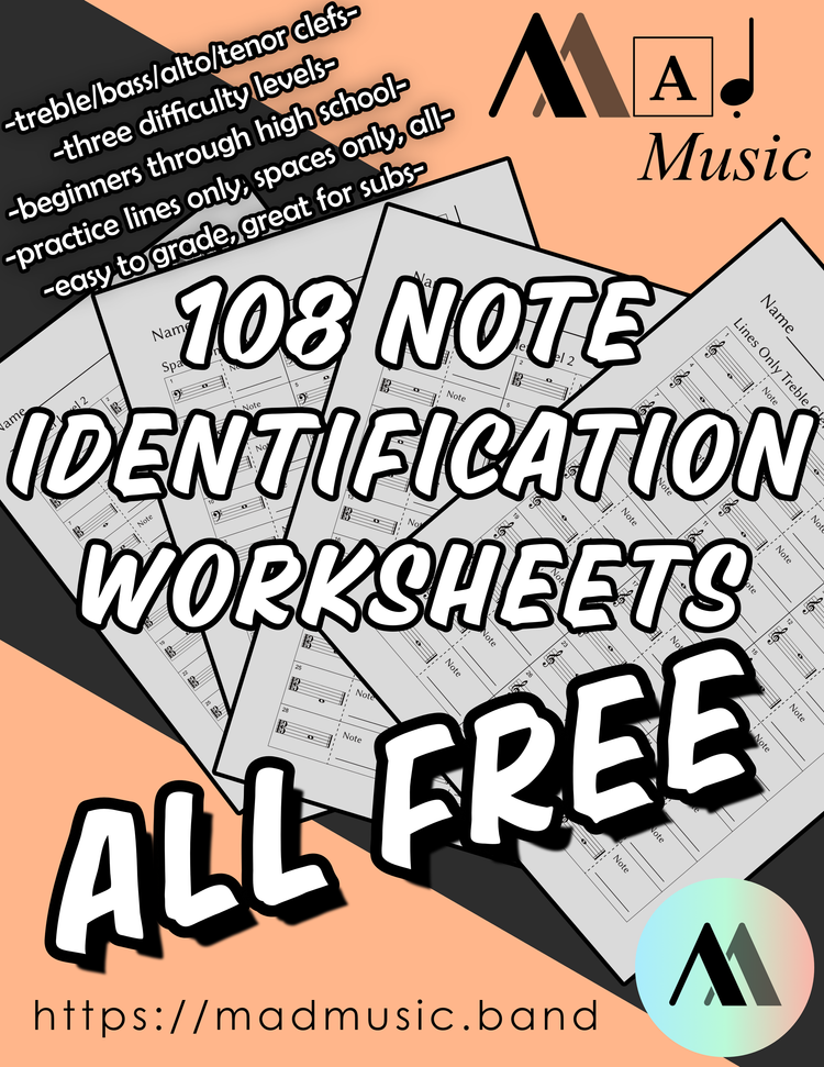 Mad Music - Music Education Resources, Band Worksheets, Sight Reading ...