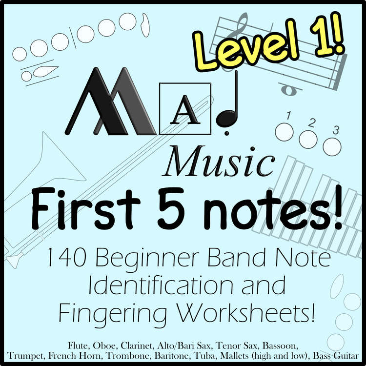 Store — Mad Music - Music Education Resources, Band Worksheets, Sight ...
