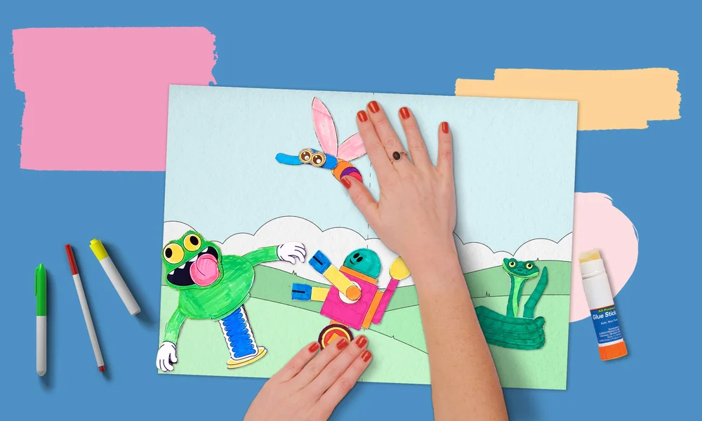 Paper cut-out animation course for 5-11 year olds