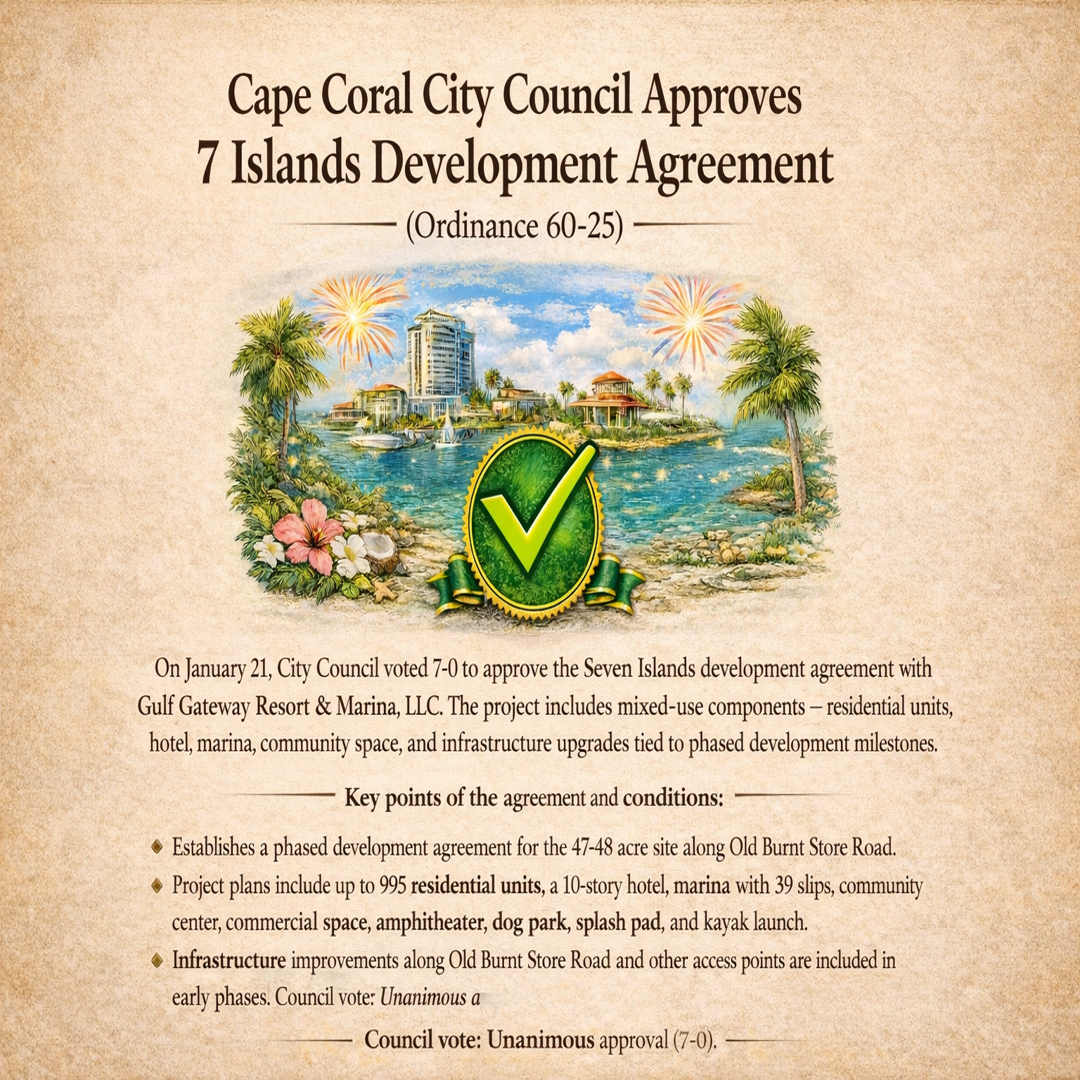7 Islands Project — Northwest Cape Coral Neighborhood Association