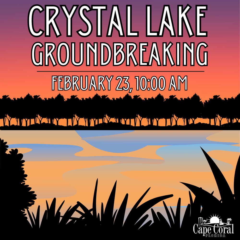 Crystal Lake Park Groundbreaking — Northwest Cape Coral Neighborhood Association