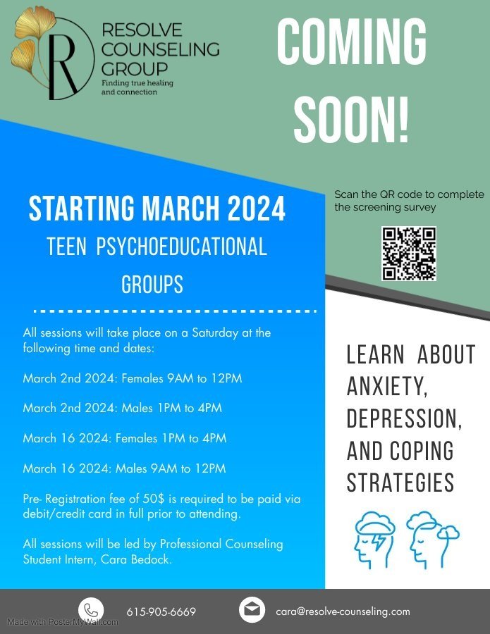 Group Therapy — Resolve Counseling