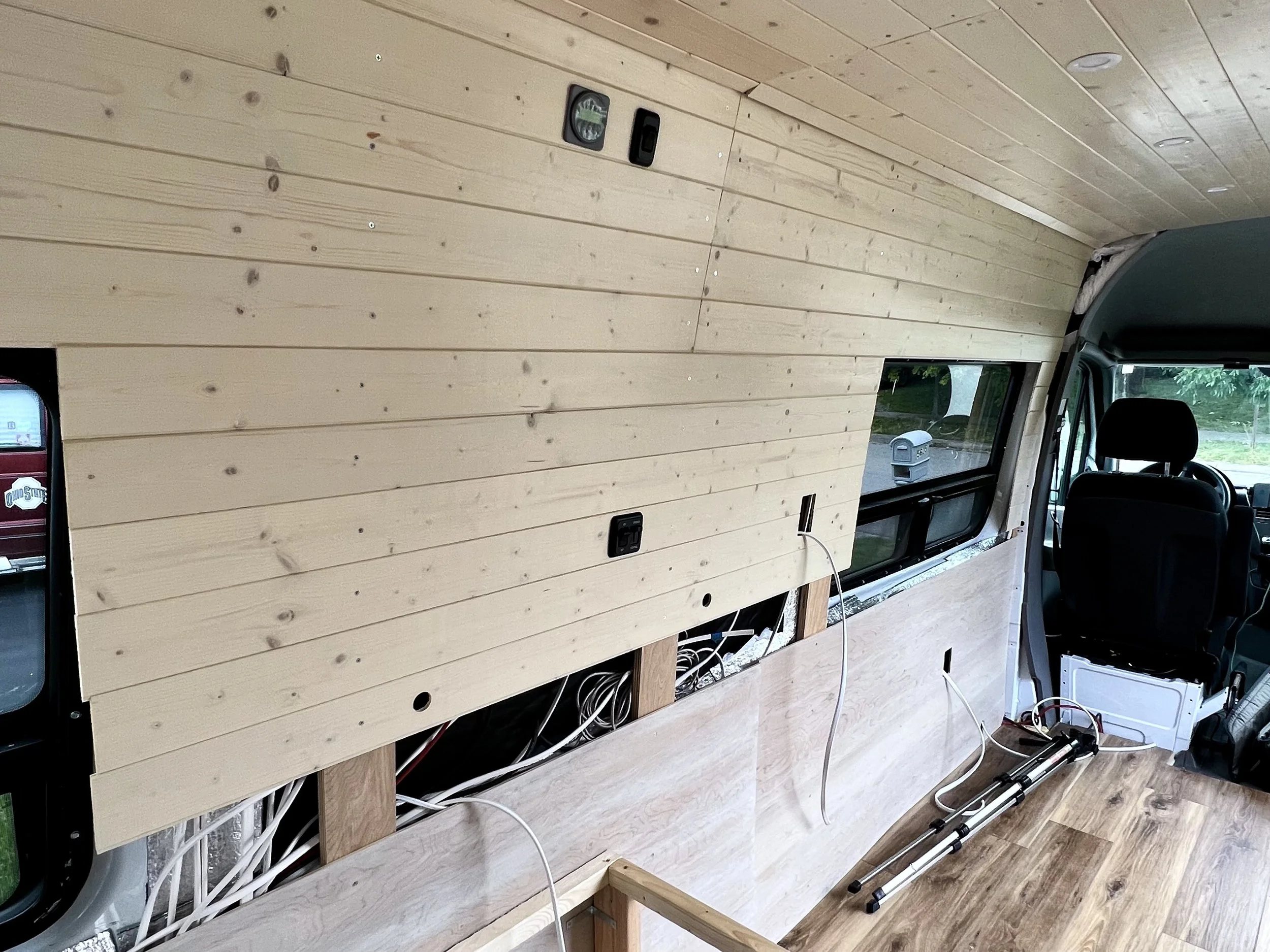 Camper Van Walls and Ceiling — Our Vantasy Life