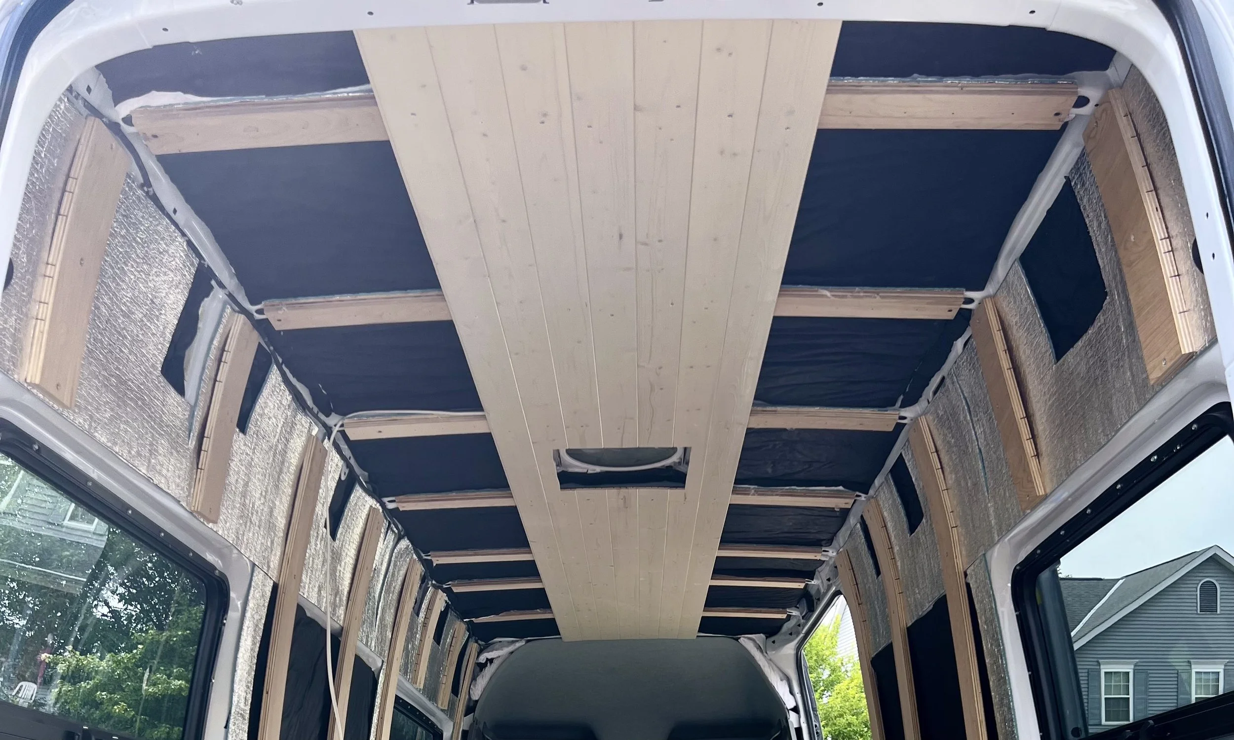 Camper Van Walls and Ceiling — Our Vantasy Life