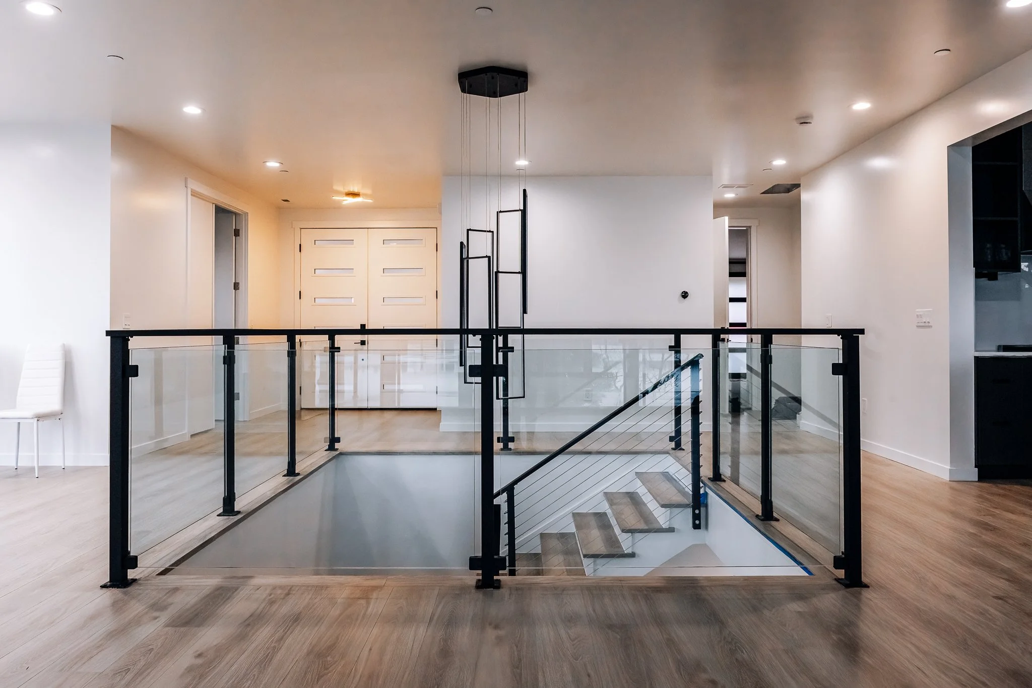 Maisy Railing Interior Framed Glass Railing — Maisy Railing