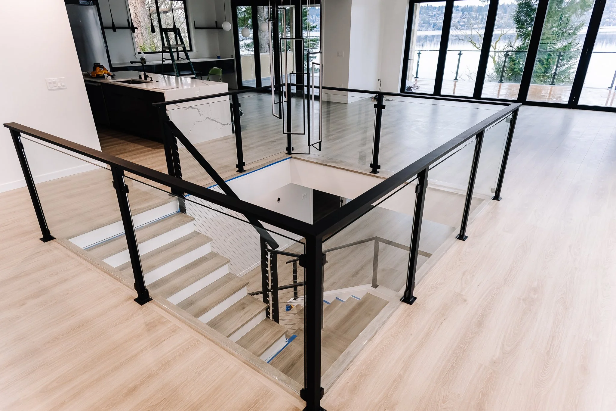 Maisy Railing Interior Framed Glass Railing — Maisy Railing