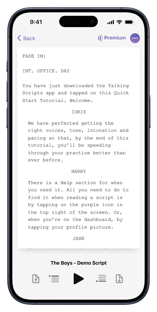 How it works — Talking Scripts
