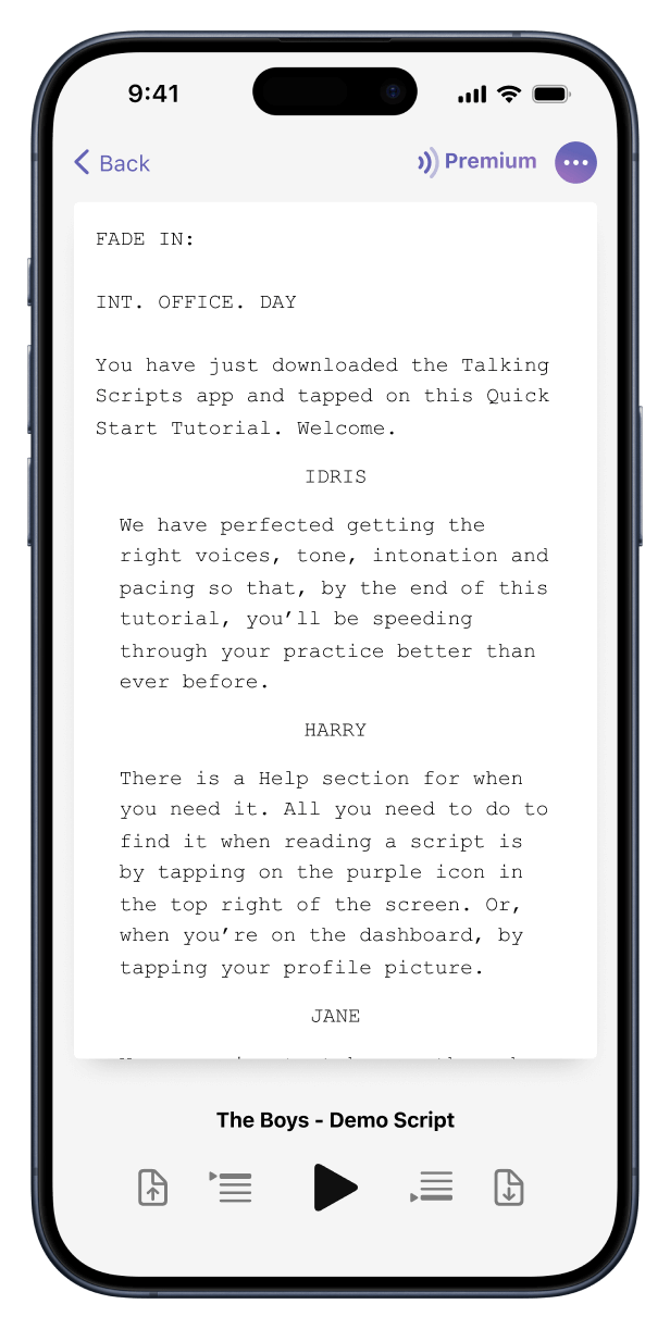 How it works — Talking Scripts