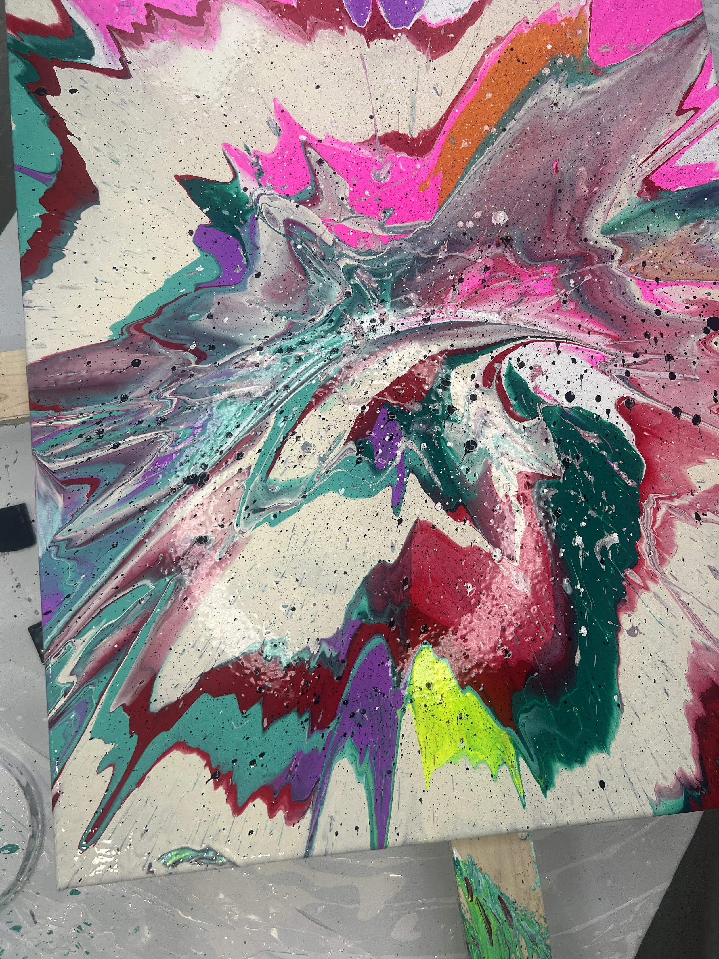 Pour + Spin — SPLATTER: Immersive Action Painting