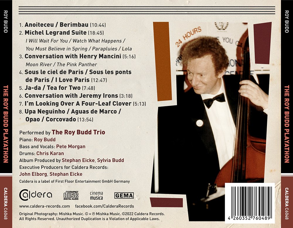 The Roy Budd Playathon — Caldera Records