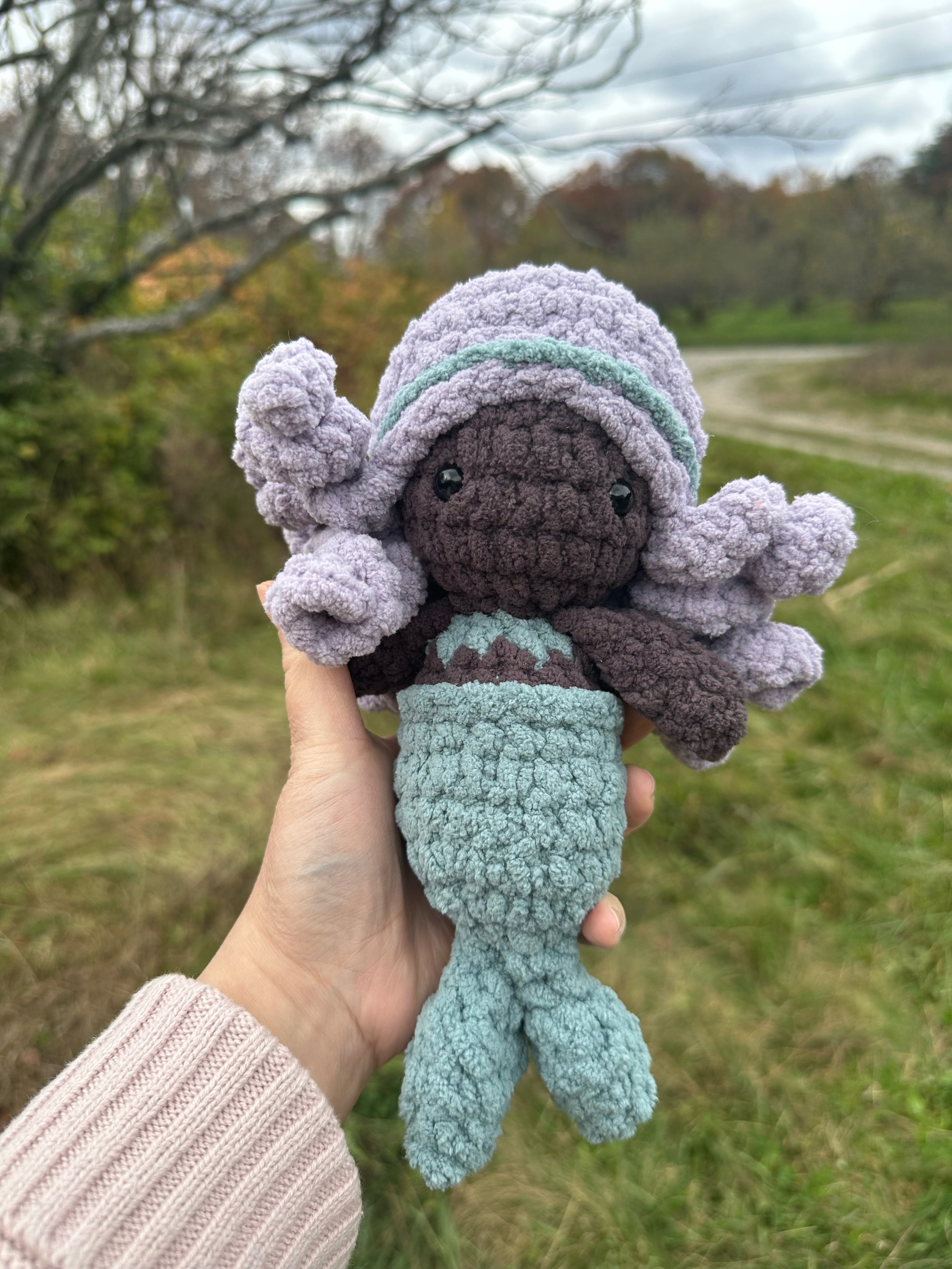 Toadstool Girl (fidget pop cap!) — Enchanted Yarn Co.