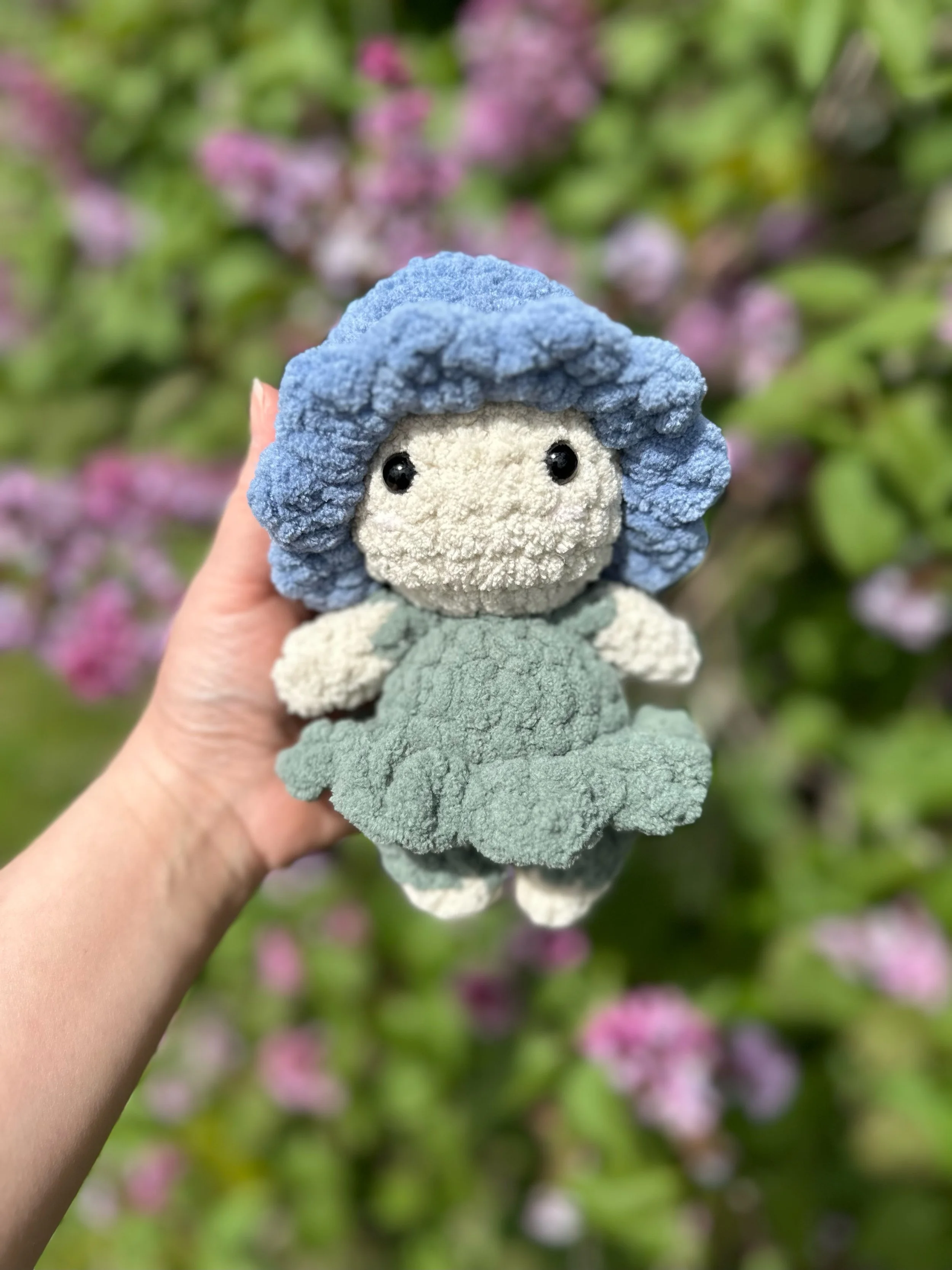 Toadstool Girl (fidget pop cap!) — Enchanted Yarn Co.