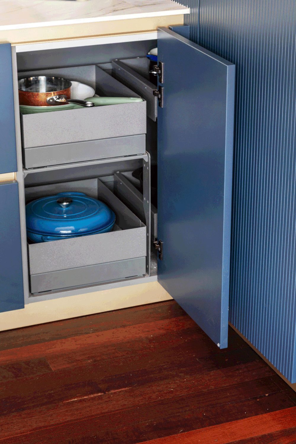 Corner Storage Solutions — Retreat Design Renovations