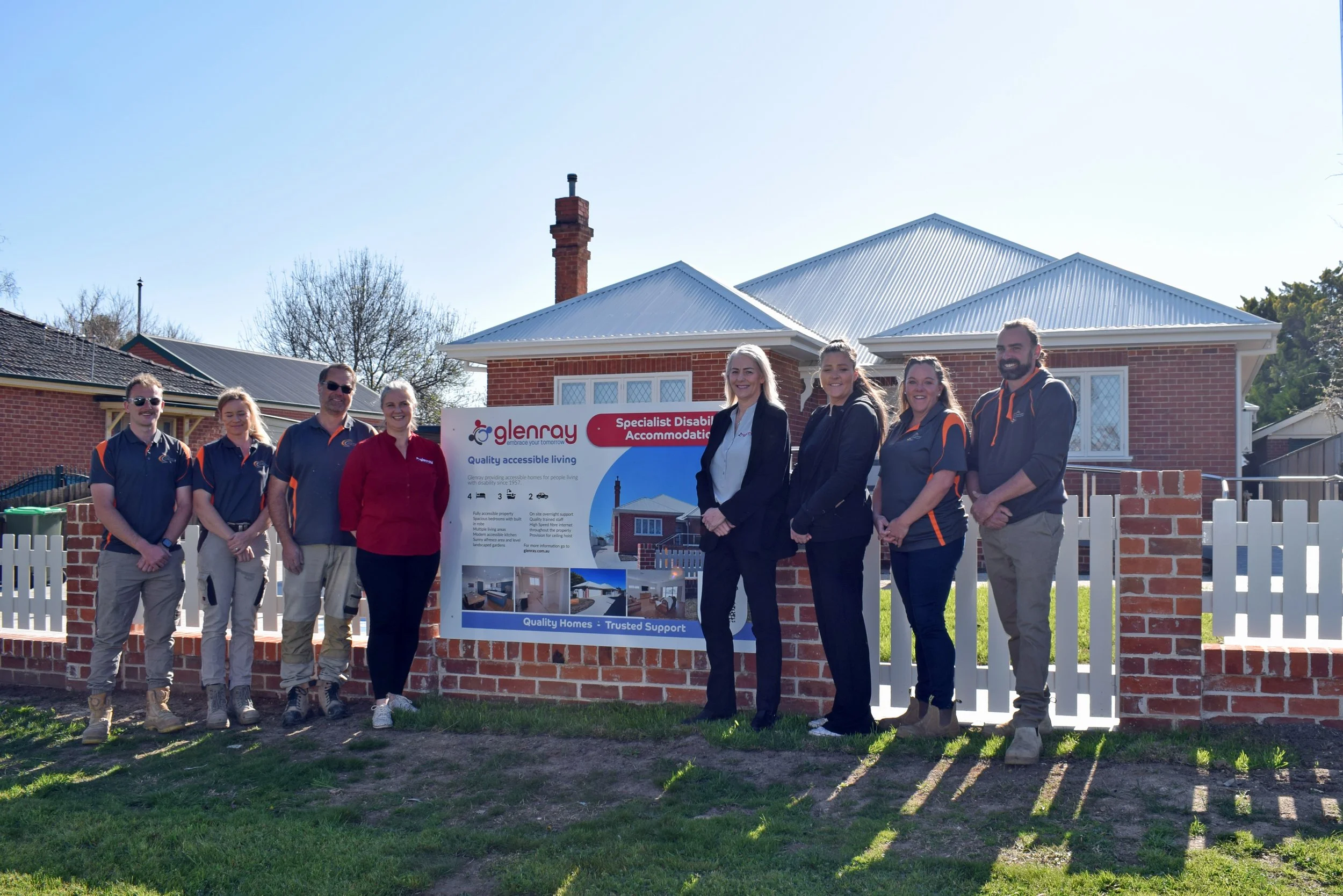 Community connection with new SDA home — Glenray