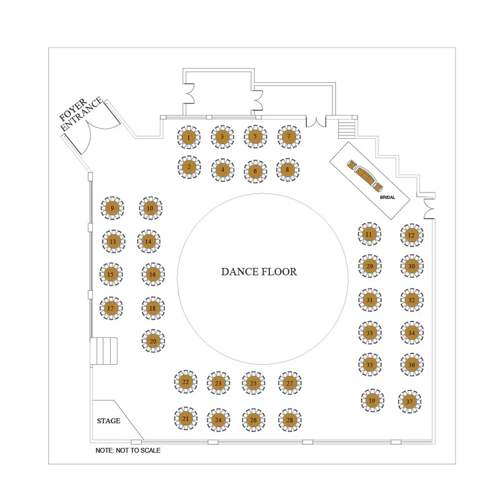 Floor Plans for Events | Melrose Events Melbourne — Melrose Events