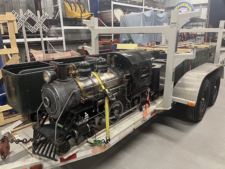 Museum Receives Restored Ottaway Steam Locomotive from Chance Rides ...