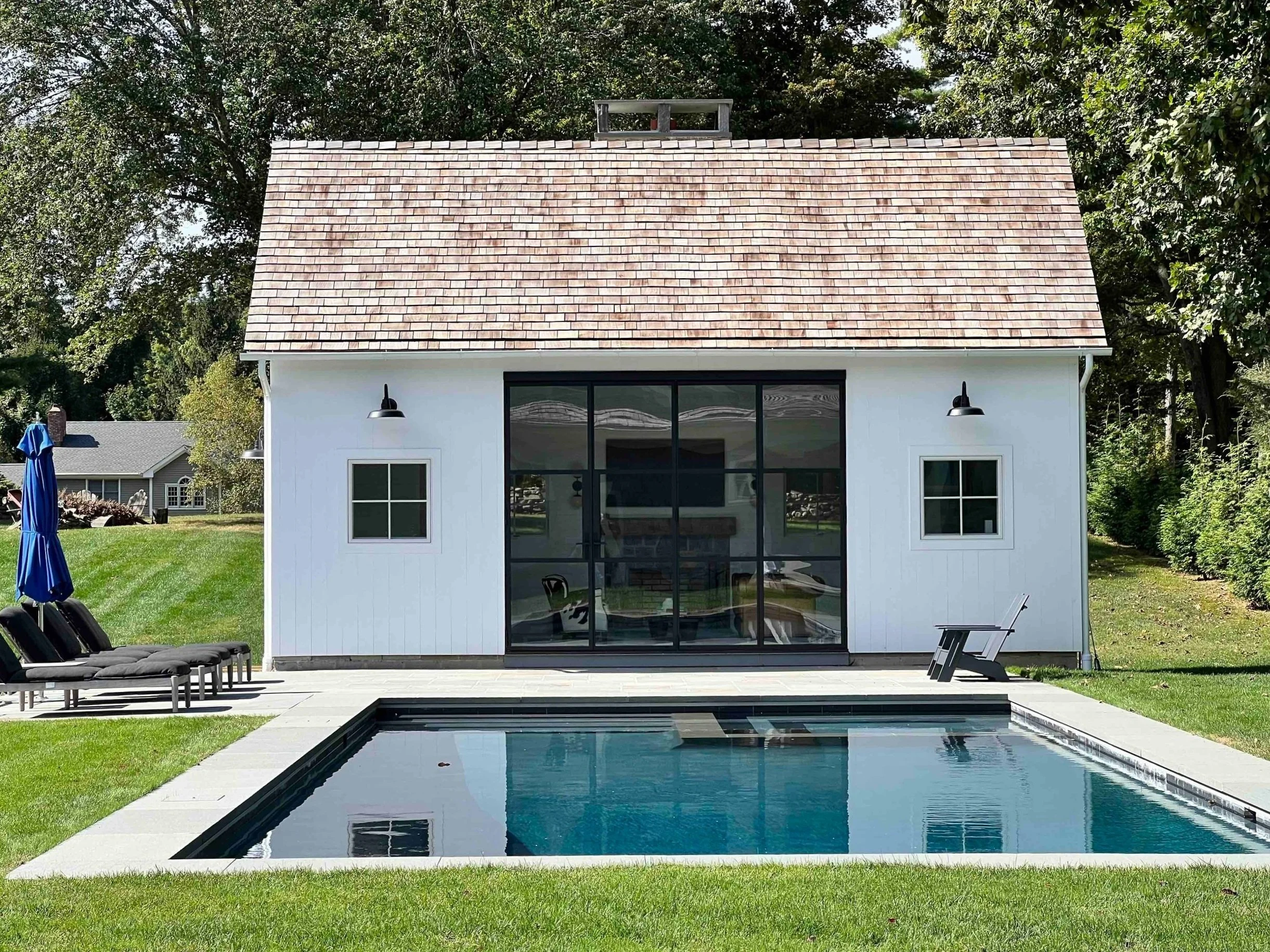 Steel and Glass Bi-fold Pool House Door — All the Details - Steel and ...