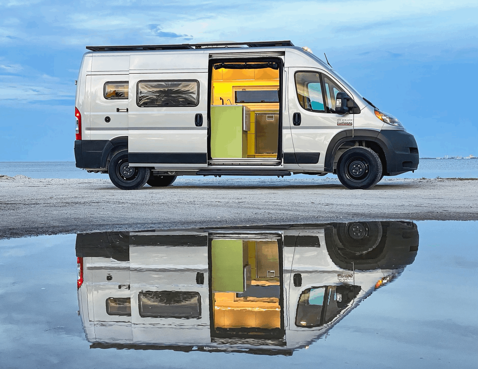 "Gandalf" 159" wb Ram Promaster — Groove Vans