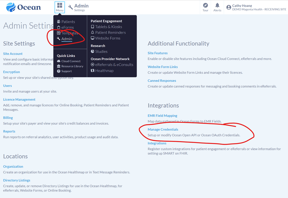 Integration with OCEAN — CHIME