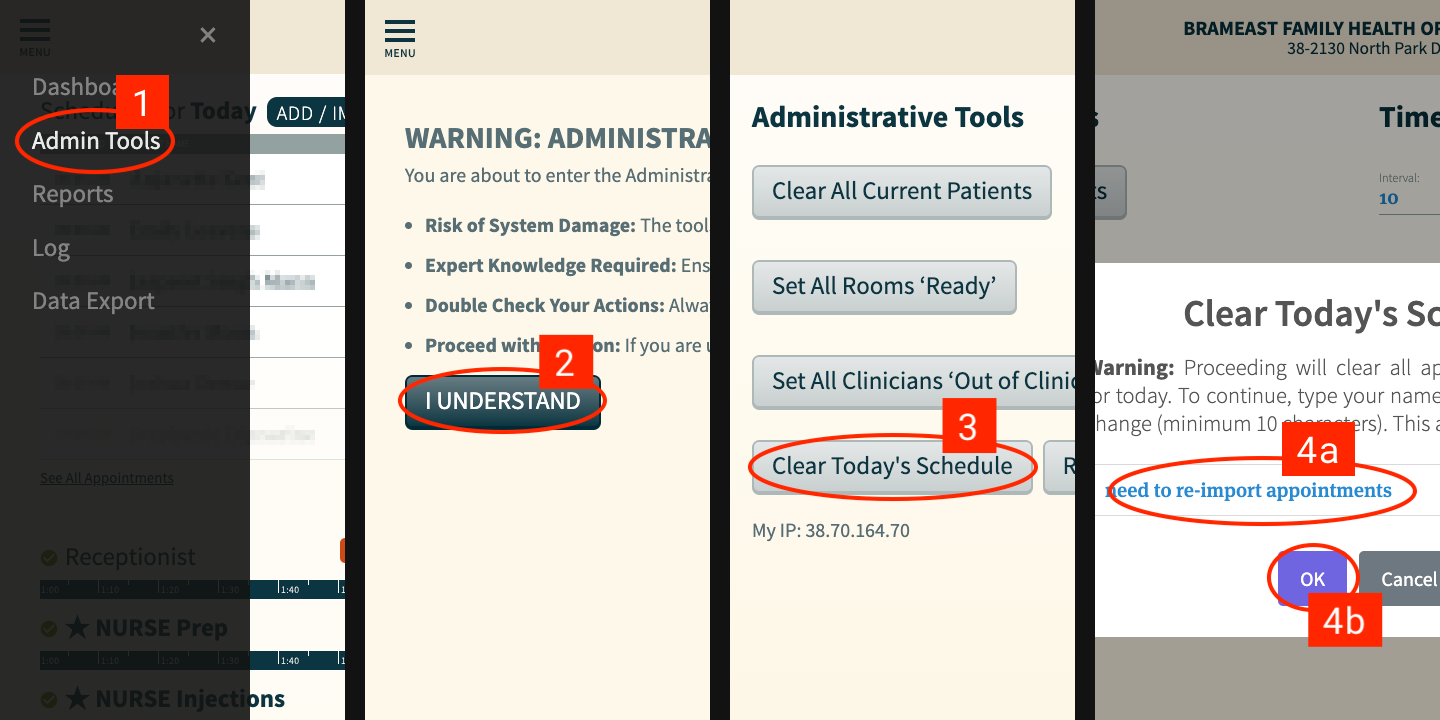 Clear Today’s Schedule — CHIME