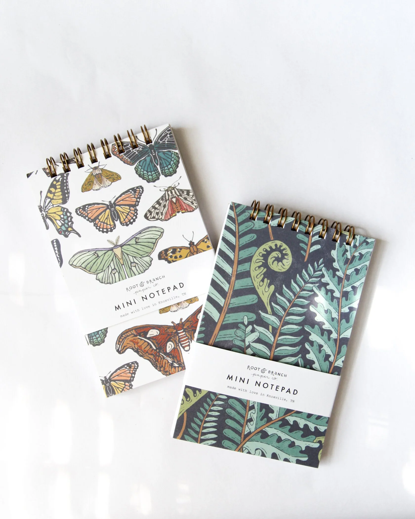 Forest Fern Mini Spiral Notepad — Root & Branch Paper Co.