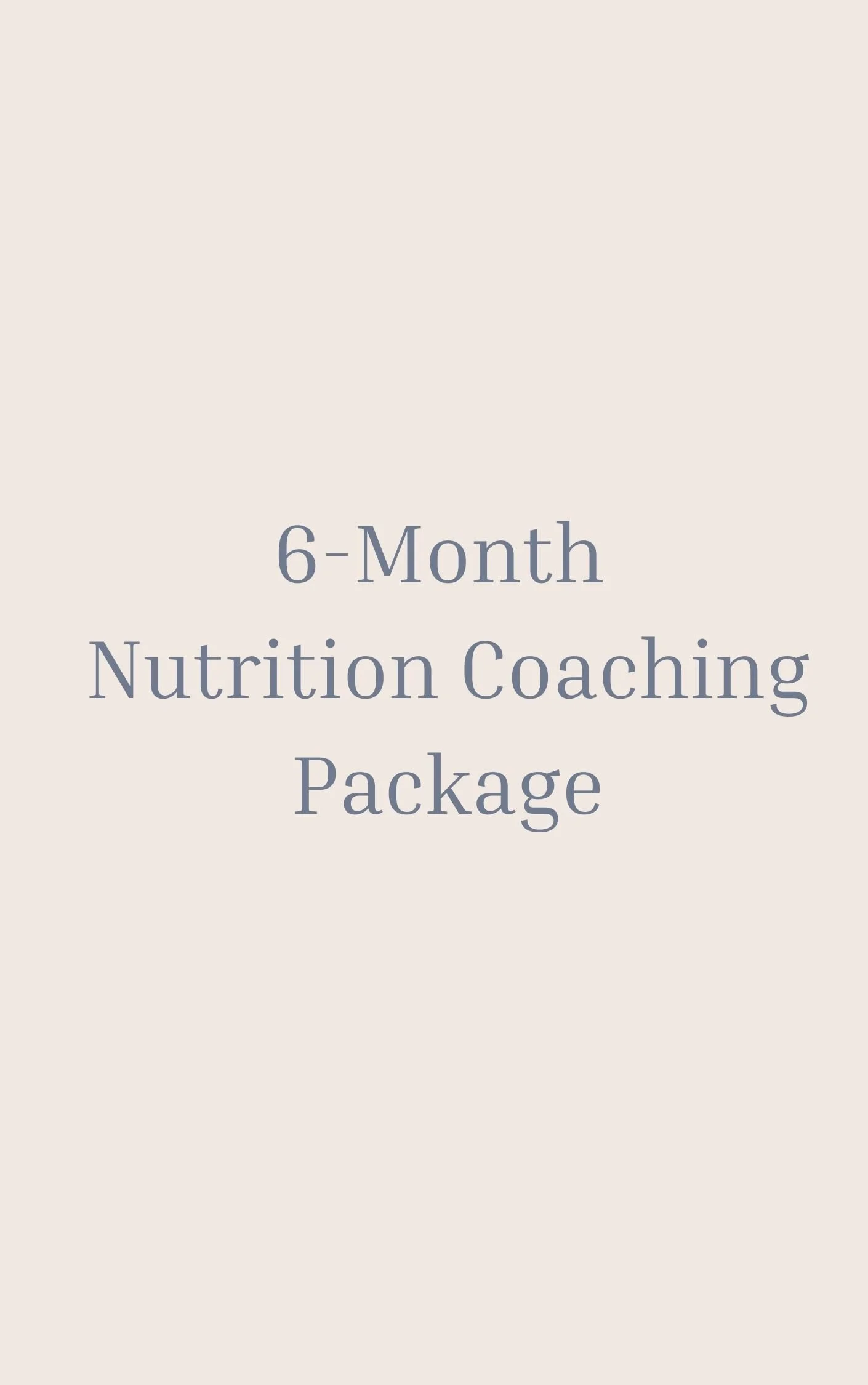 Shop Nutrition Services — Emily Morgan Nutrition