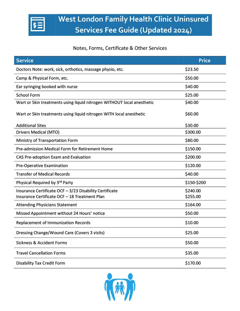 Services — West London Family Health Clinic