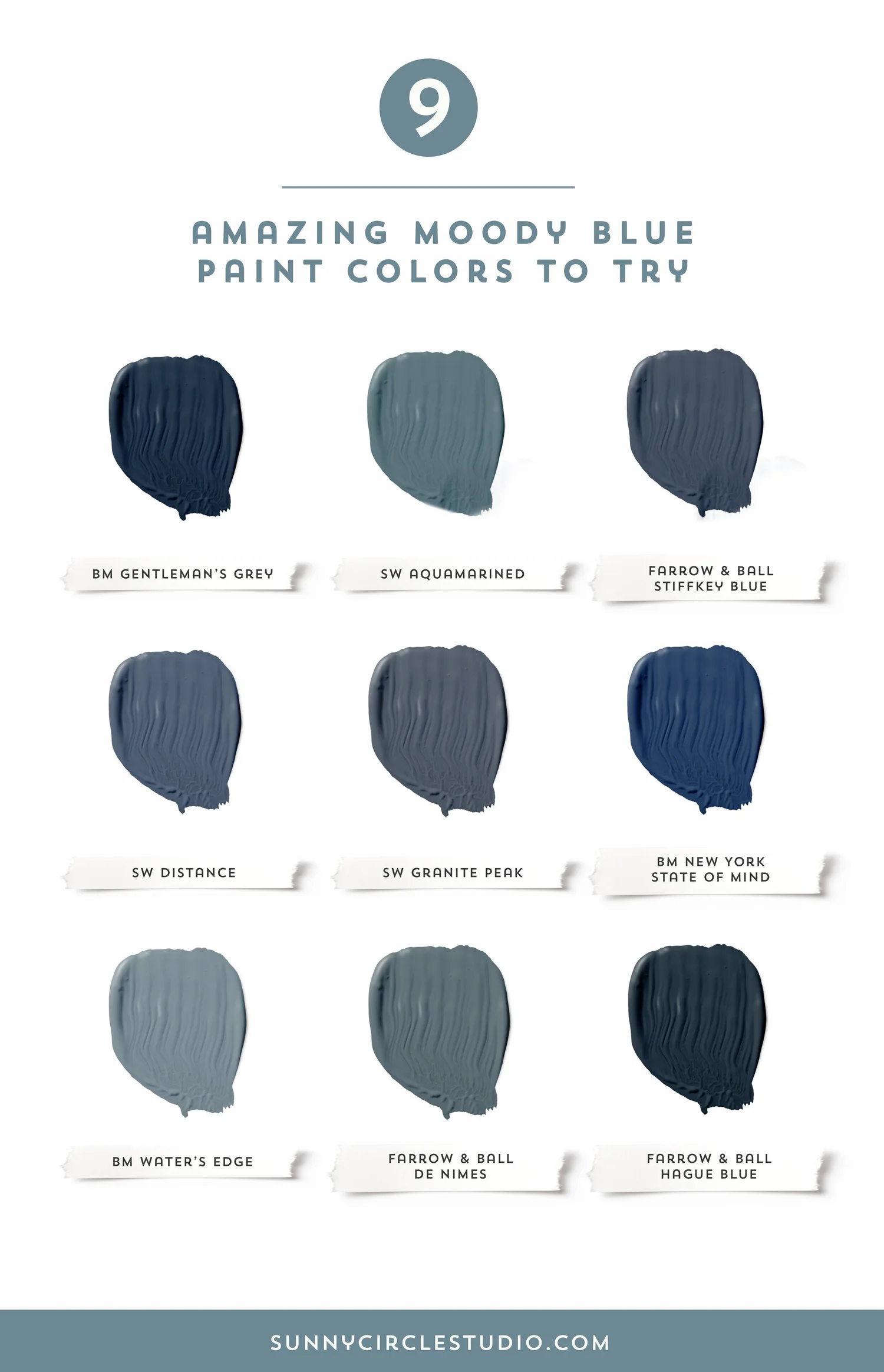 My Go-To Moody Blue Paint Colors — Sunny Circle Studio