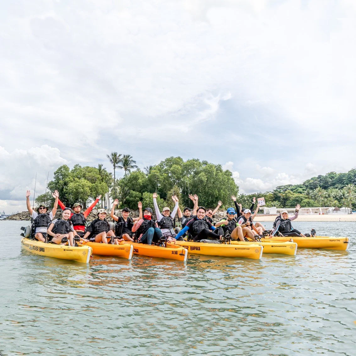 Jumbo Kayak Fishing - Large Group Kayak Fishing at Sentosa — Fever ...