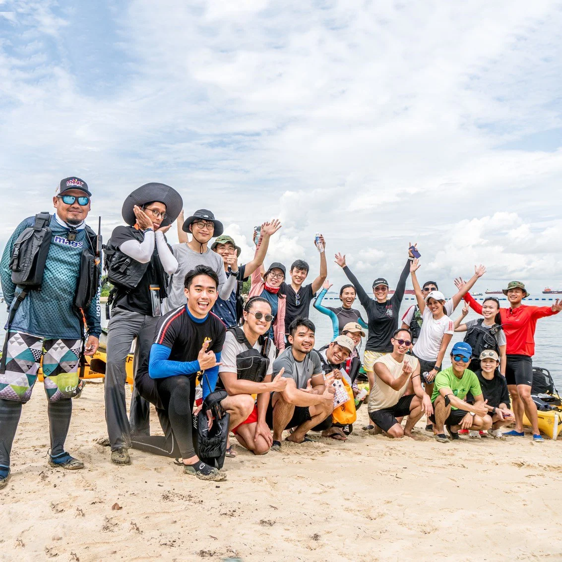 Jumbo Kayak Fishing - Large Group Kayak Fishing at Sentosa — Fever ...