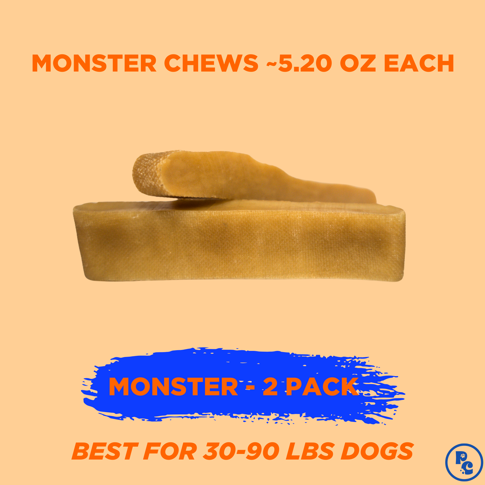 PAWW CHEW YAK CHEESE CHEW FOR DOGS - MONSTER 2 PACK — PAWW CHEW