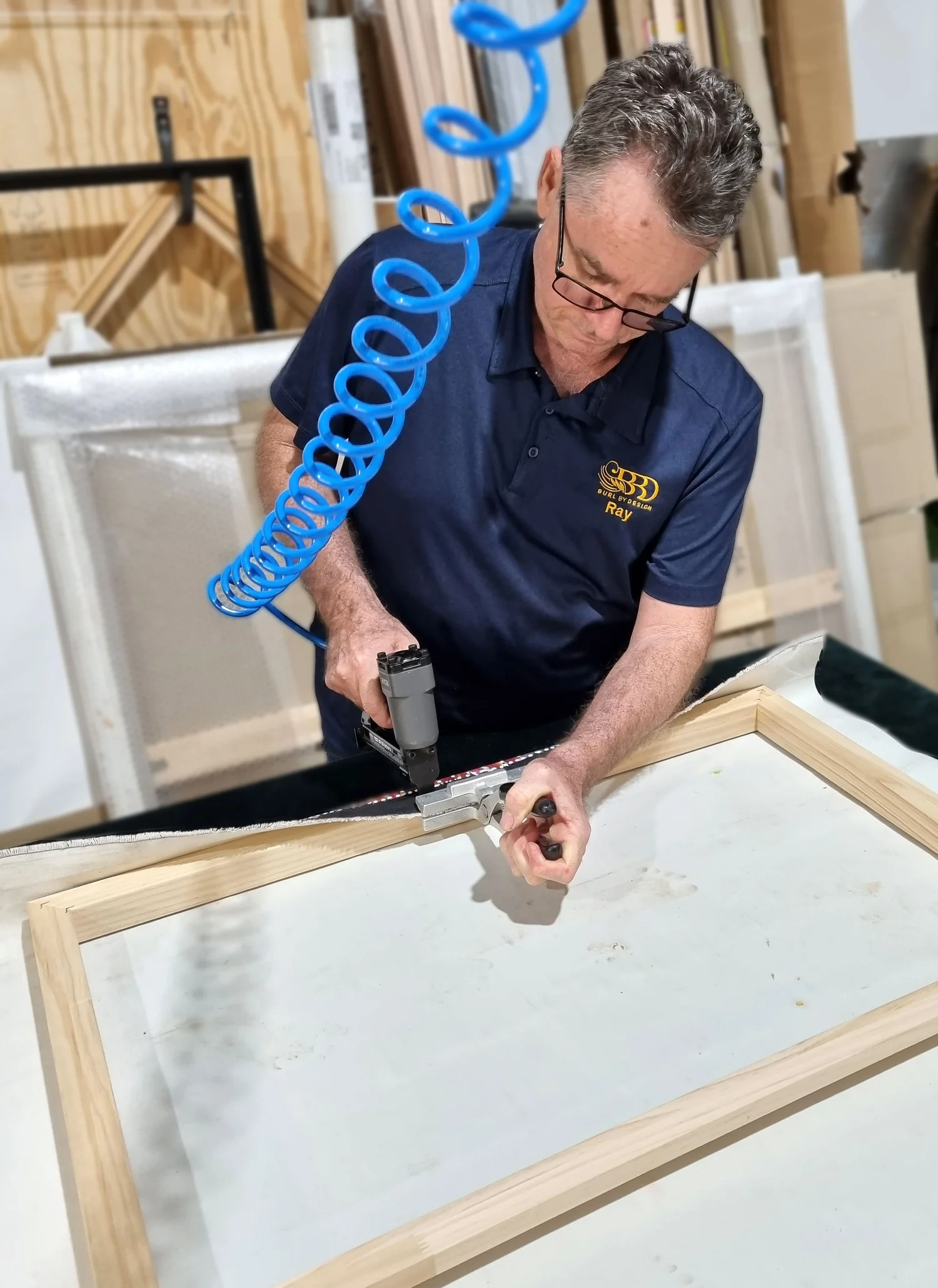 Canvas Stretching | Enhance Your Artwork Today — Burl By Design ...