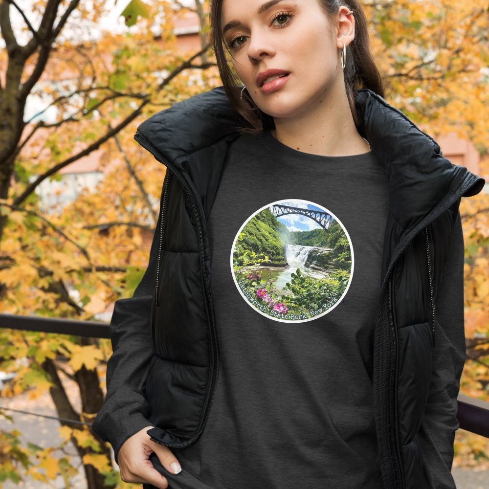 Letchworth State Park New York - Short Sleeve T-Shirt - Raspberry ...