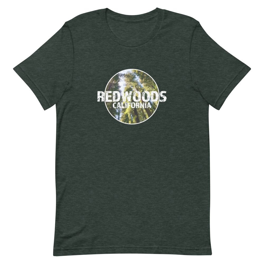 Redwoods California Short Sleeve T-Shirt - Redwood National Park ...