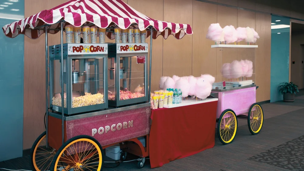 Popcorn Cart Hire in London | The Chocolate Well