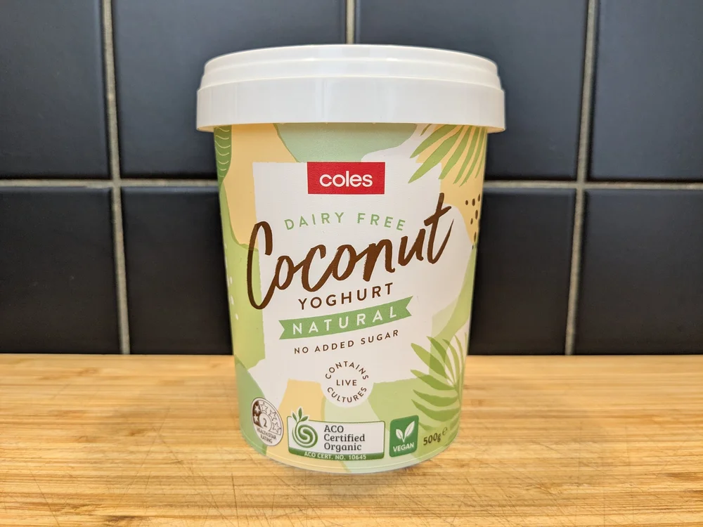 Coles coconut yoghurt review — Hello Gut Health