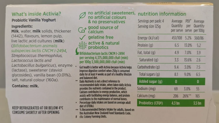 Activia yoghurt review — Hello Gut Health