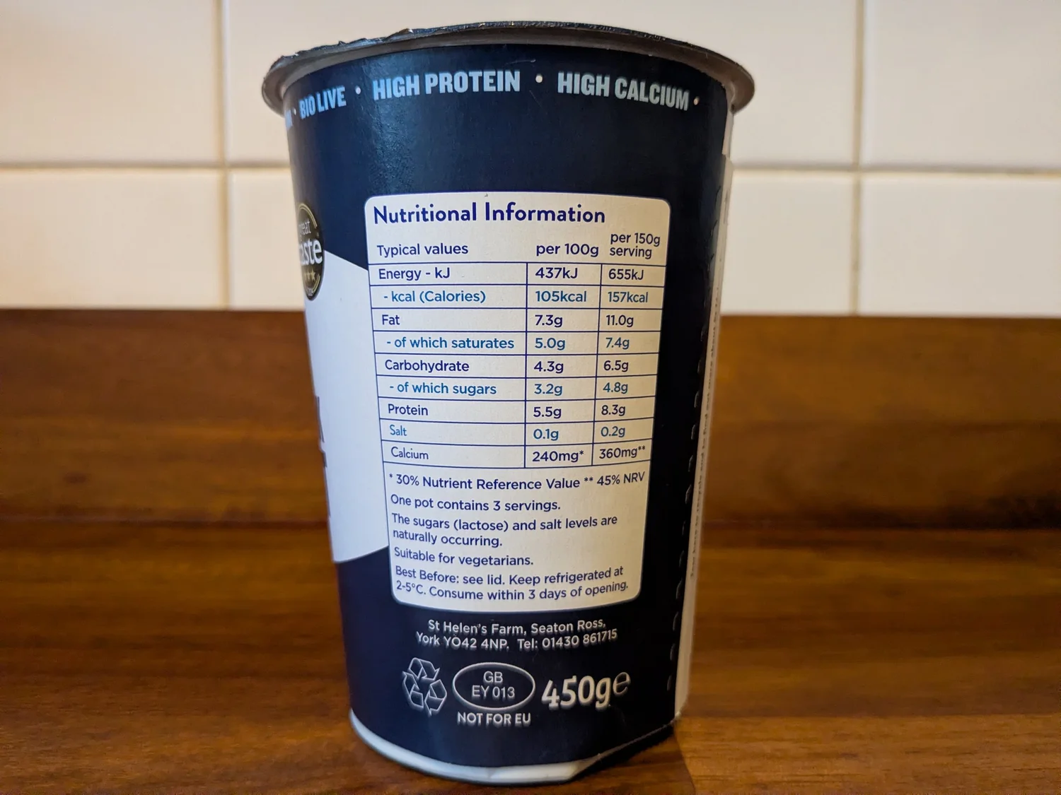 St Helen's Farm goat milk yoghurt review — Hello Gut Health