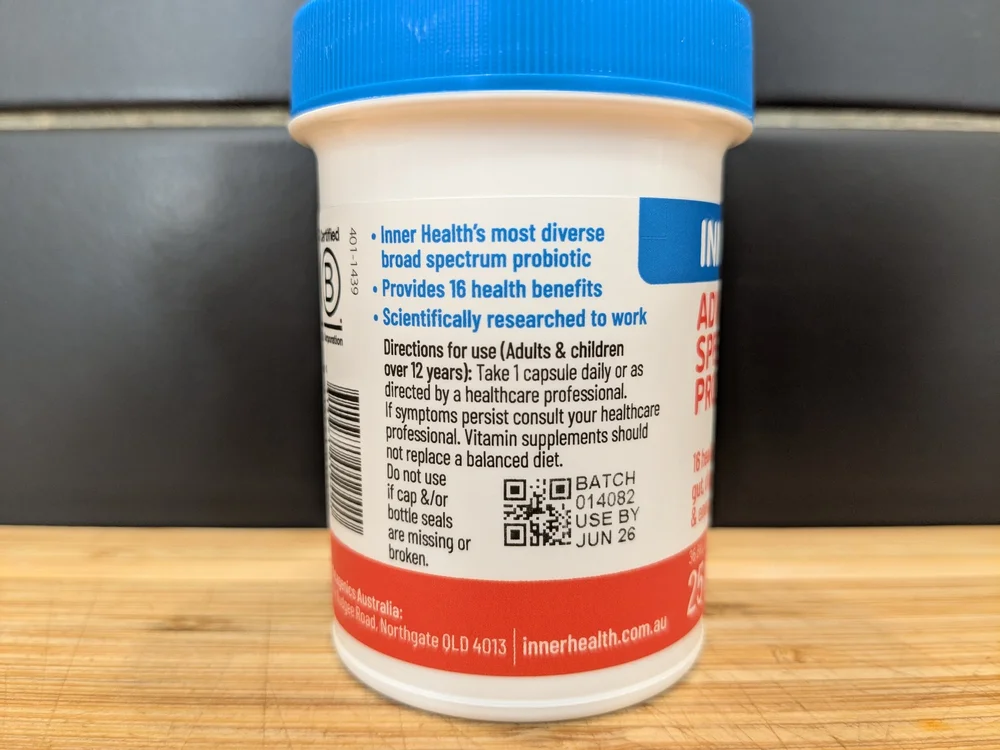 Inner Health advanced spectrum probiotic review — Hello Gut Health